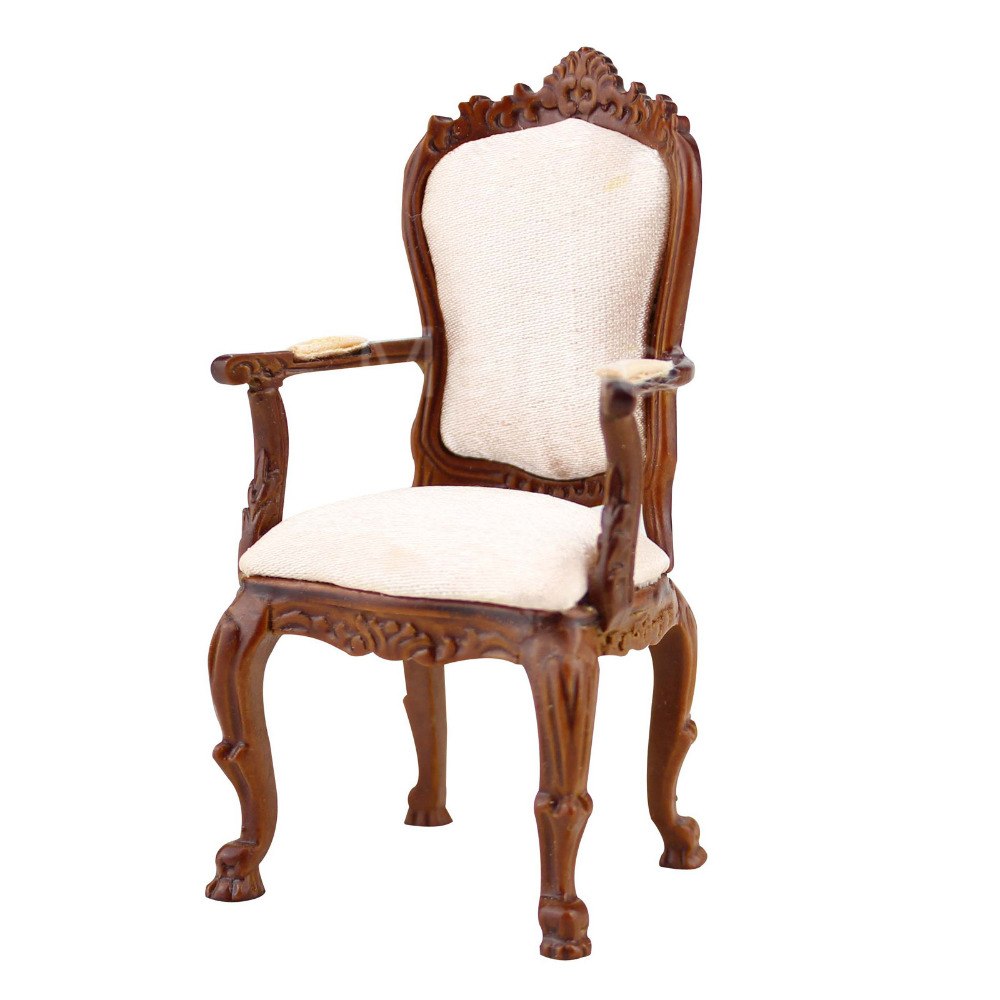 Dollhouse miniature furniture 1:12 scale study hand-made Wooden ...